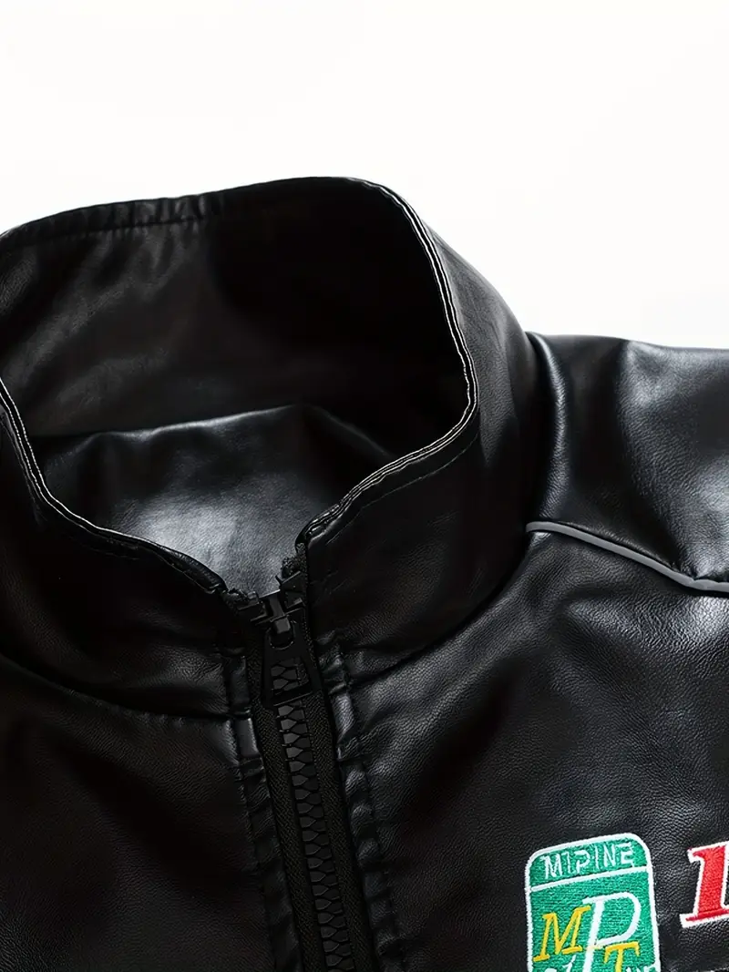 men's retro long sleeve zip jacket chic punk style loose - Temu men's retro long sleeve zip jacket chic punk style loose - Temu